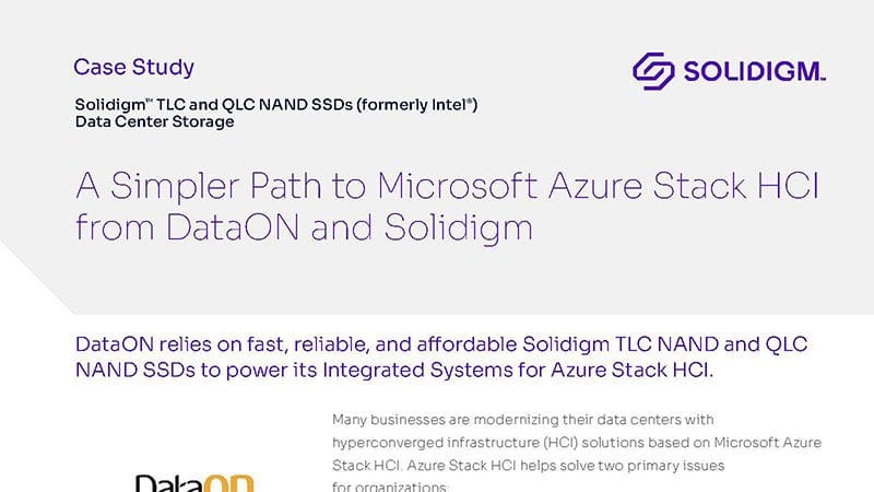 DataON HCI-7224 Validated Solution for Azure Stack HCI · DataON is a ... DataON HCI-7224 Validated Solution for Azure Stack HCI · DataON is a ...
